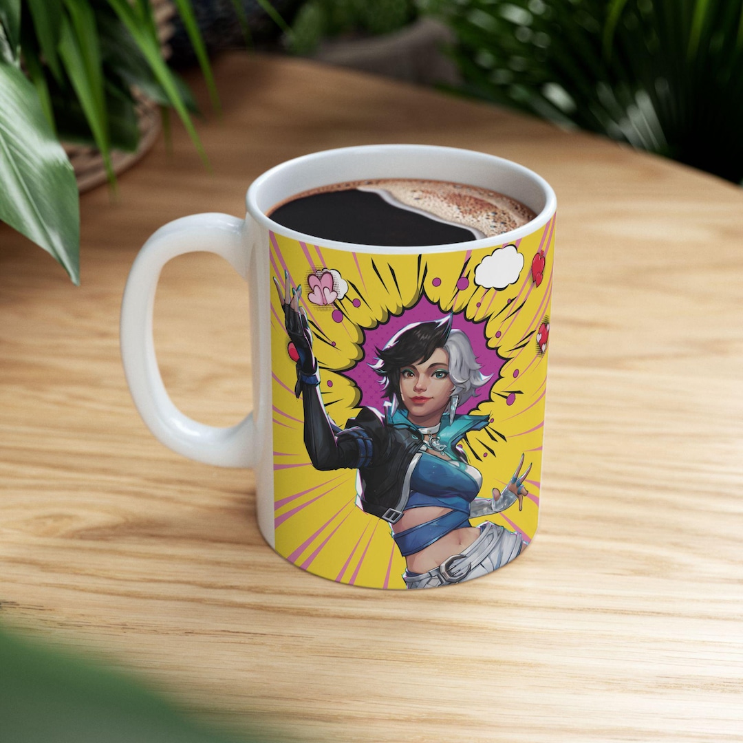 CUSTOMIZABLE Marvel Rivals Luna Snow Personalized Gift Ceramic Mug ...