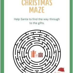 Printable Christmas Fun Pack for Kids digital Download - Etsy