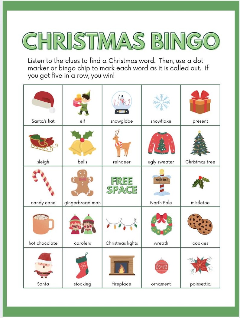 Printable Christmas Fun Pack for Kids digital Download - Etsy