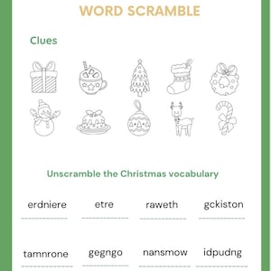 Printable Christmas Fun Pack for Kids digital Download - Etsy