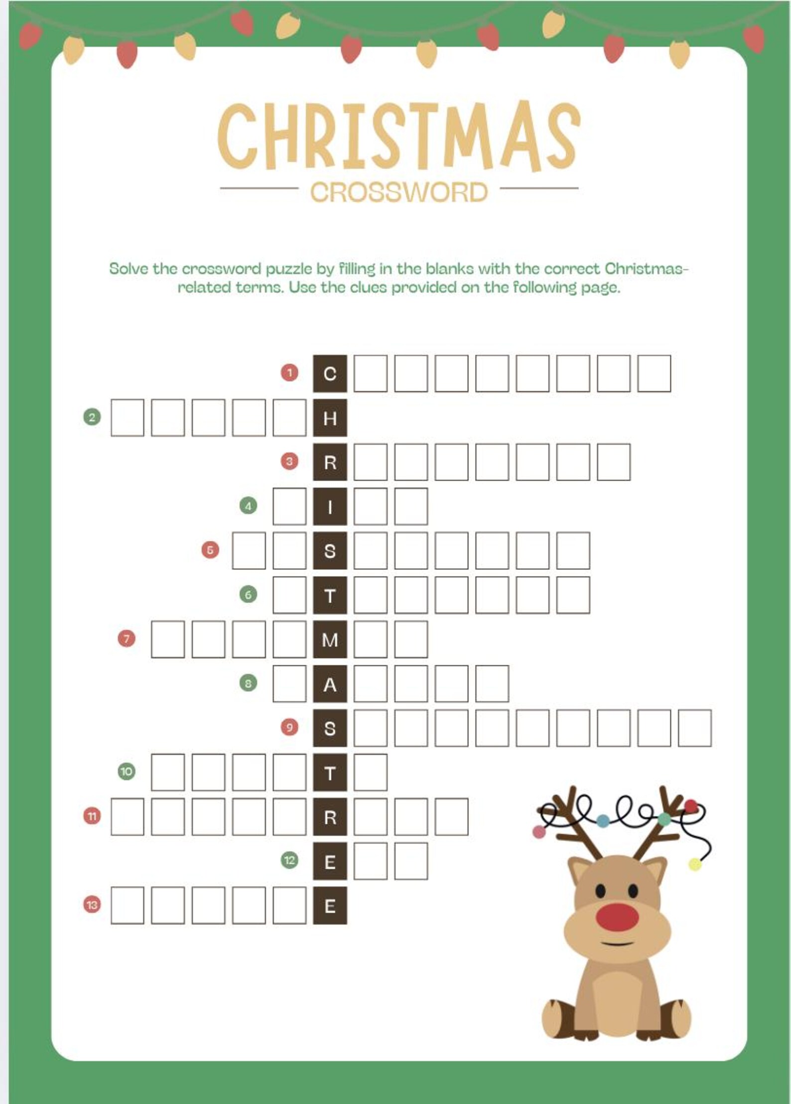 Printable Christmas Fun Pack for Kids digital Download - Etsy