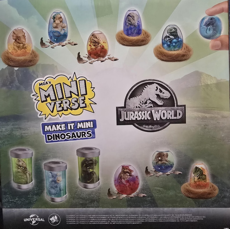 Miniverse Dinosaurs, Jurassic - Etsy