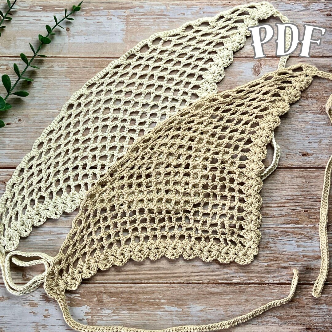 Crochet Pattern Bandana, Headscarf, Beginner Crochet, Head Cover ...