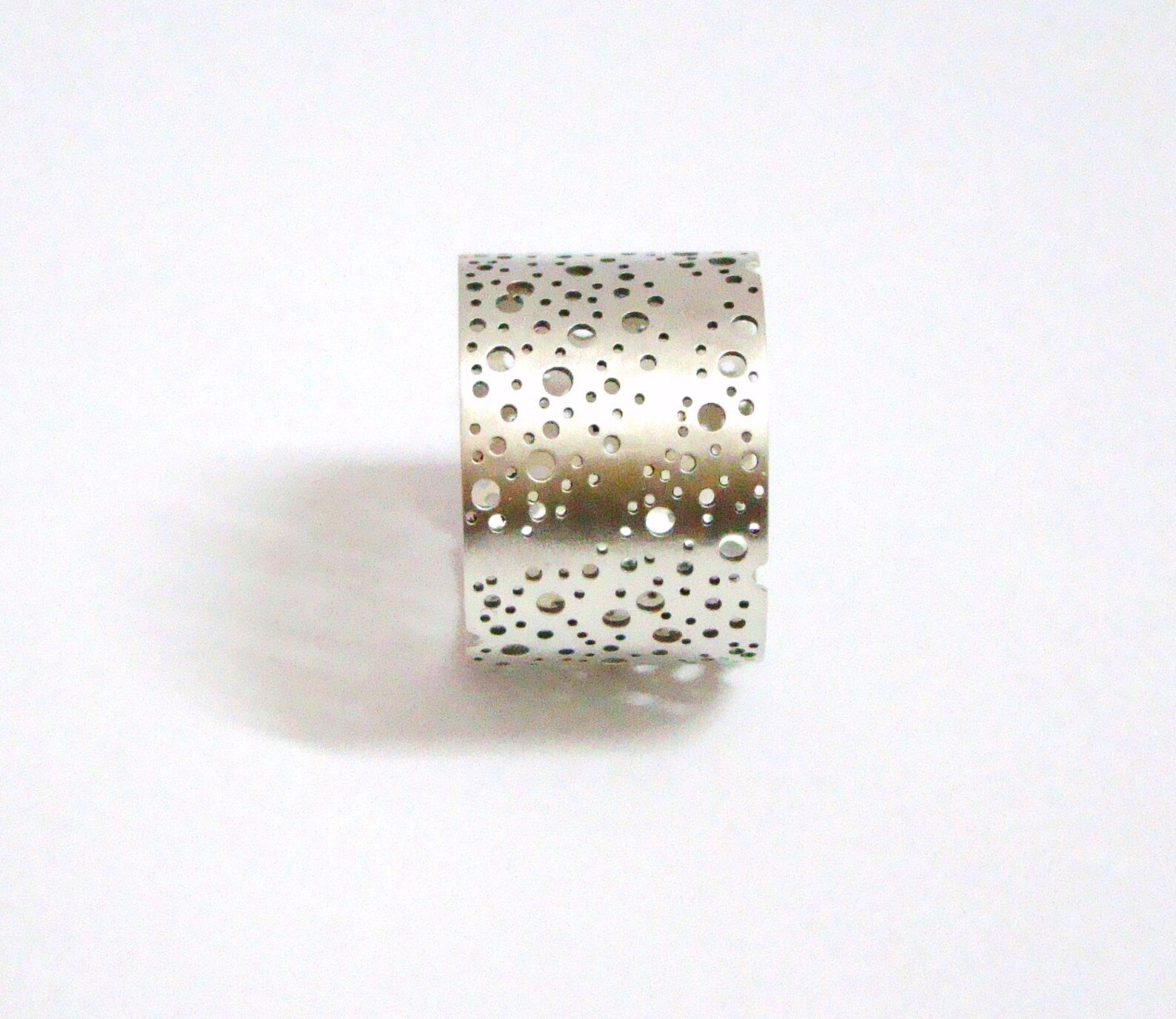 Time Tunnel - Holey Band - Simple Ring With Tiny Holes in a Pattern - Etsy