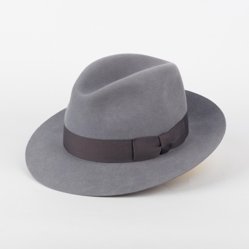 MAVERICK Men's Classic Fedora Hat, Elegant Hat, Wool Felt - Etsy Canada