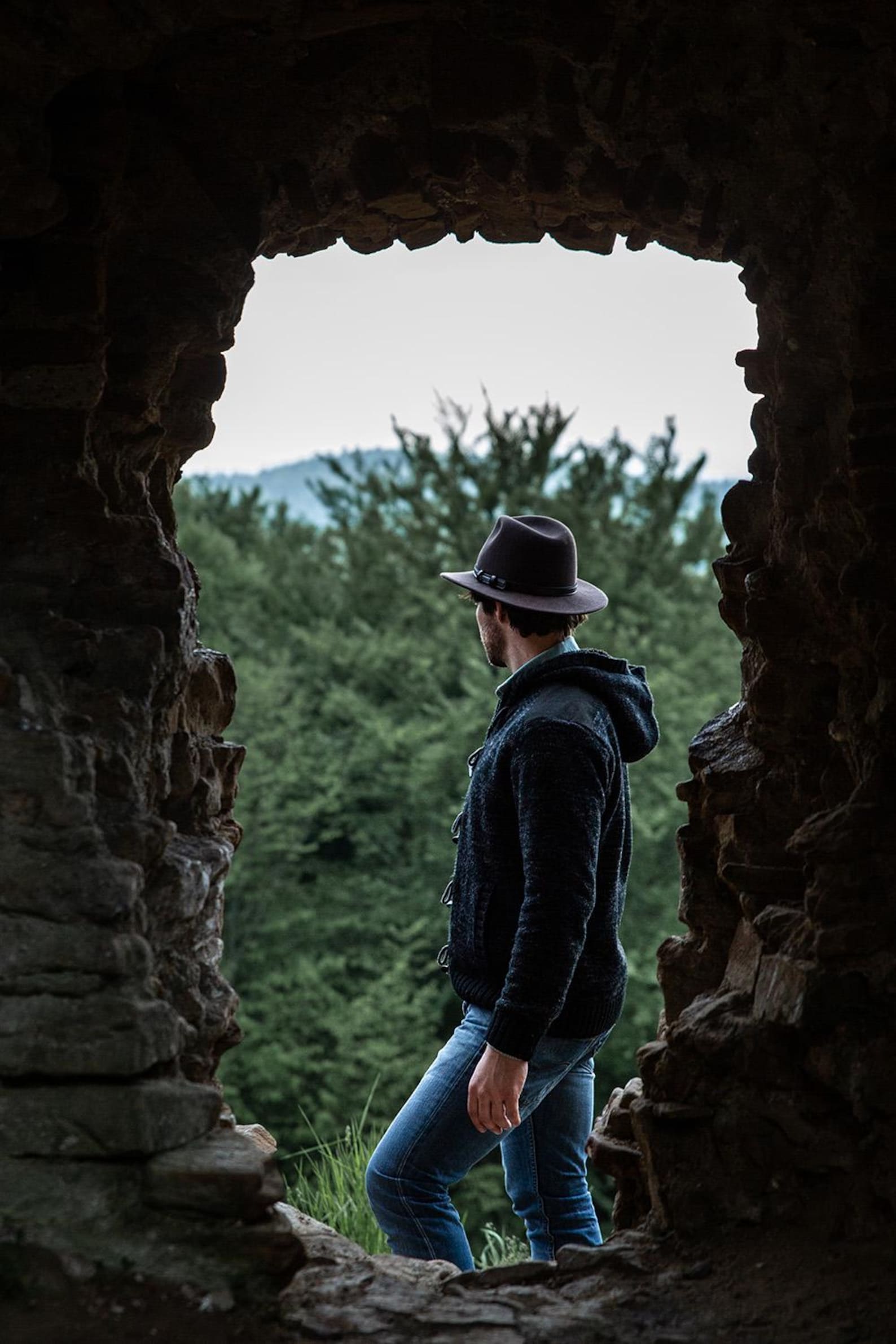 Men's Fedora Hat, ATTORNEY Wool Felt Hat for Men, Classic Outdoor Hat ...