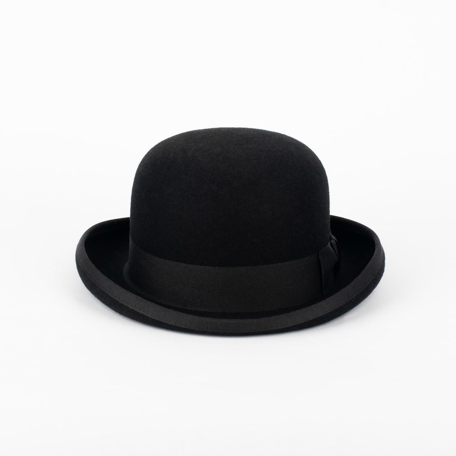Men’s Wool Bowler Hat – Classic Banker Style – 100% Wool Felt – Formal ...