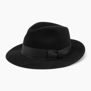 DIPLOMAT Men's Classic Fedora Hat, Elegant Hat, Wool Felt - Etsy