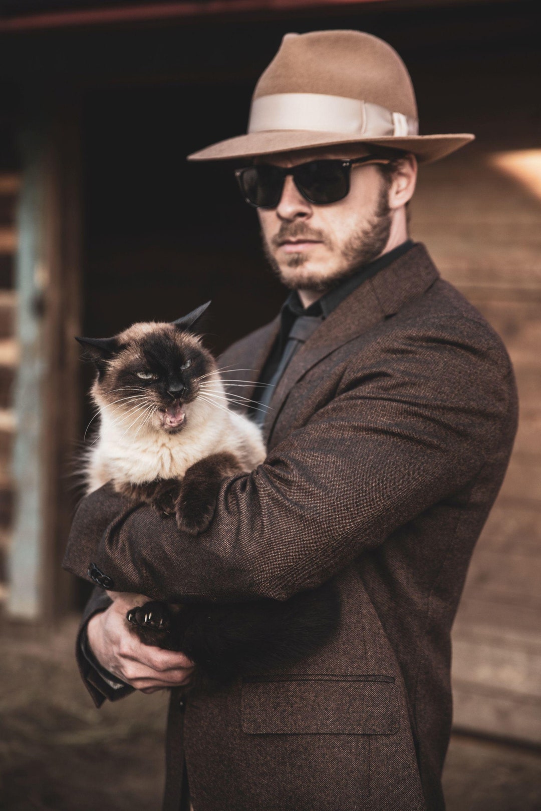 DIPLOMAT Men's Classic Fedora Hat, Elegant Hat, Wool Felt - Etsy