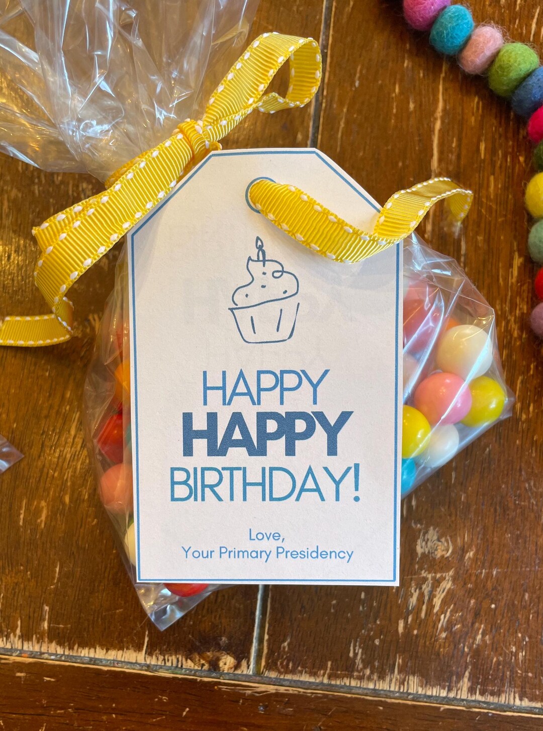 Modern Birthday Gift Tag / LDS Primary / LDS Primary Teacher / Primary ...
