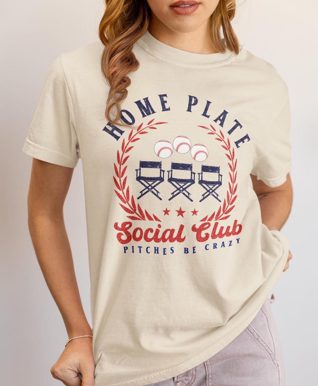 Home Plate Social Club T-shirt, Baseball Game Day Shirt, Funny Baseball ...