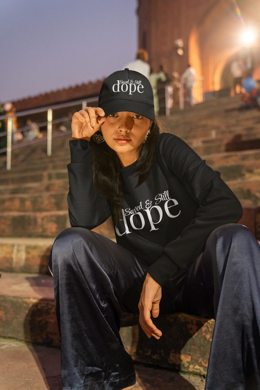 Saved & Still Dope Baseball Cap. in White Lettering. Positive ...