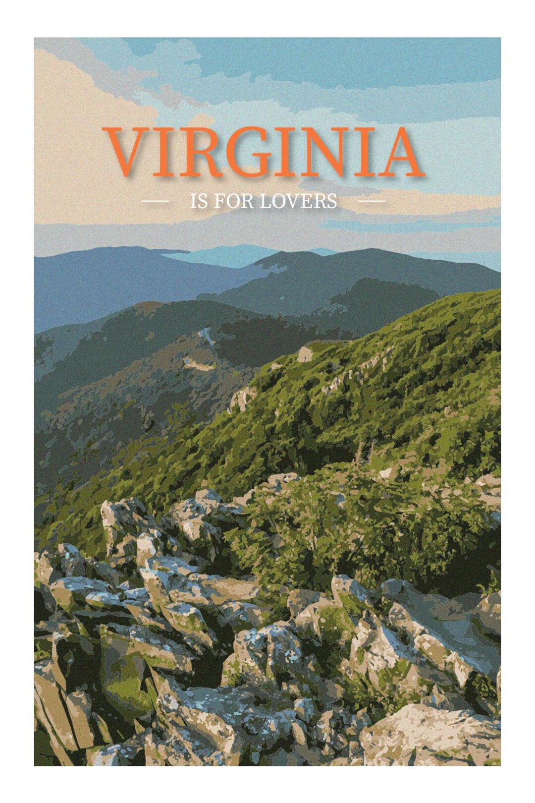 Virginia is for Lovers - Digital Art - Etsy