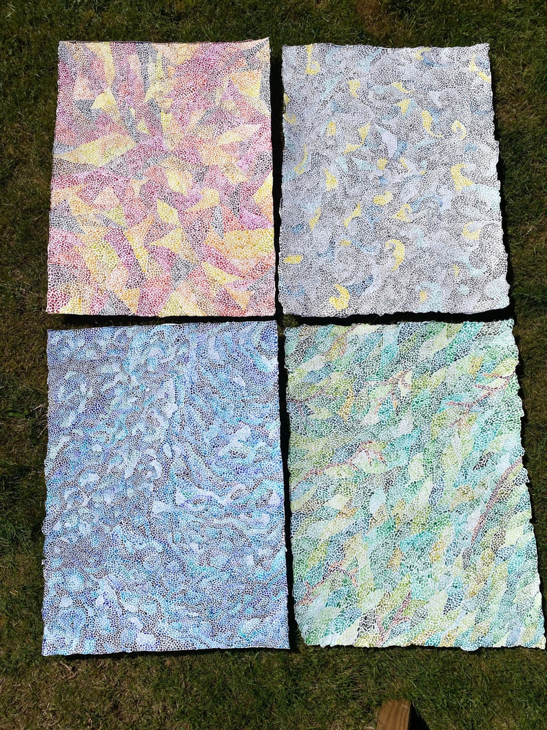 Air Themed Abstract Elemental Painting Original Wind | Etsy