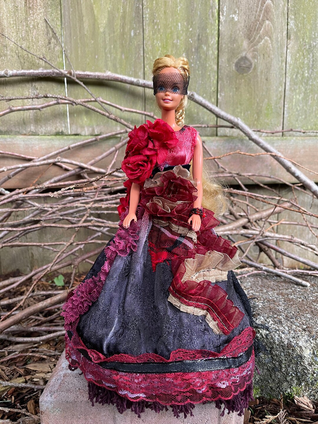 Sabine Blood Moon Bride , OOAK Barbie Creations , Original Couture ...