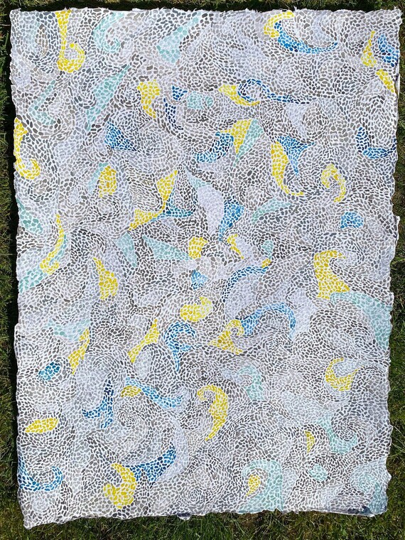 Air Themed Abstract Elemental Painting Original Wind | Etsy