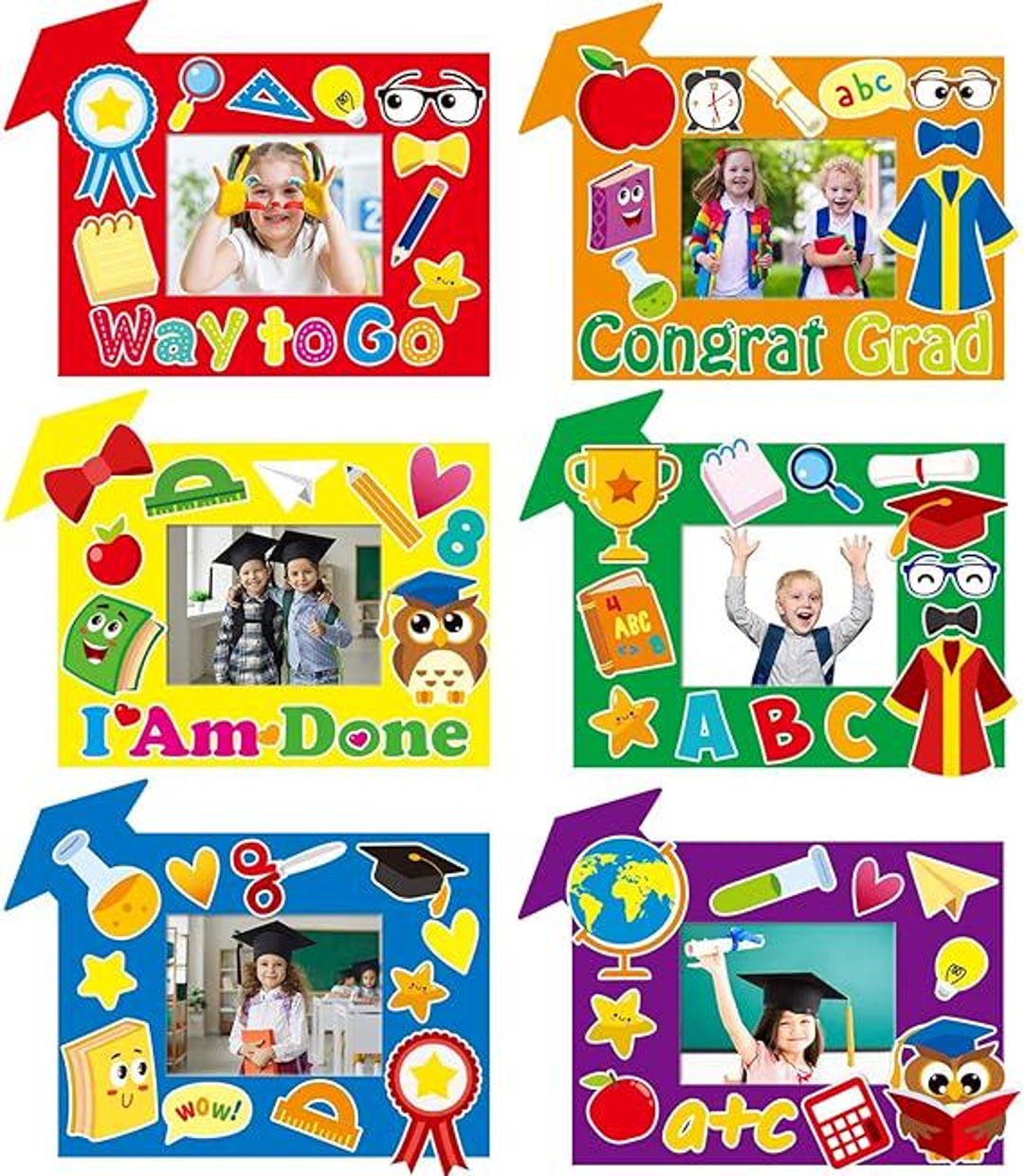 30 Packs Preschool Graduation Craft Kits for Kids Congrats Grad DIY ...