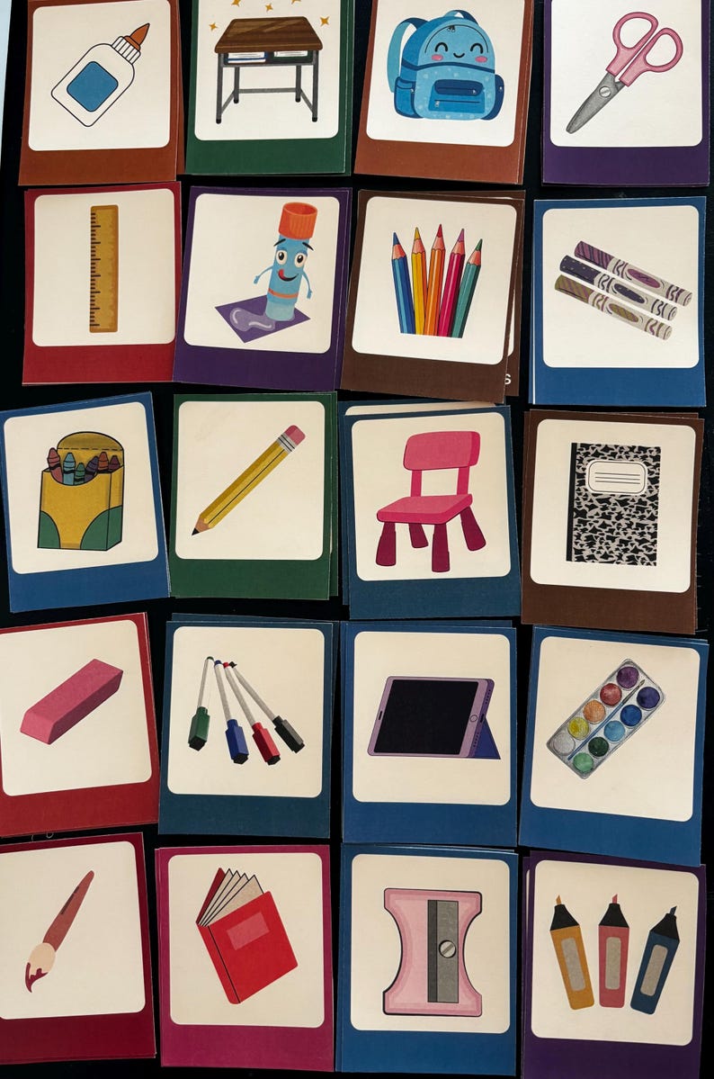 Aba-school-tact Flashcards - Etsy