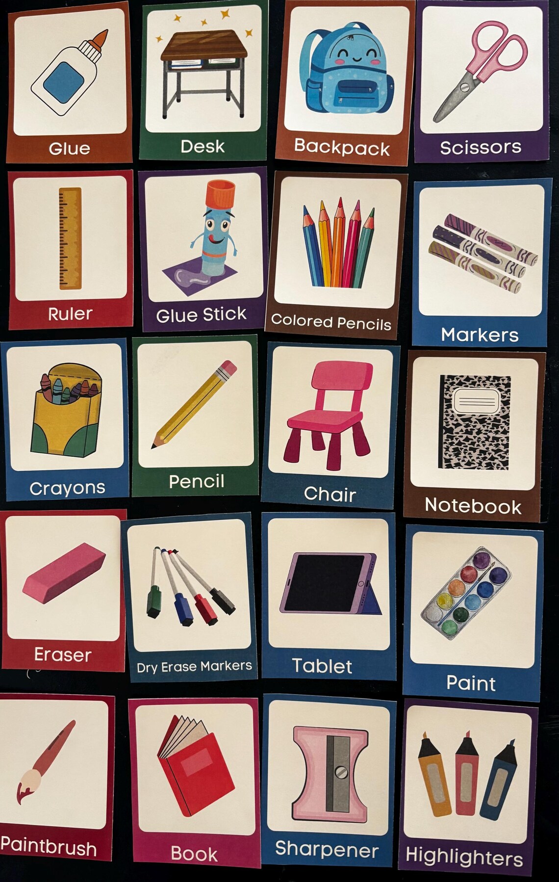 Aba-school-tact Flashcards - Etsy