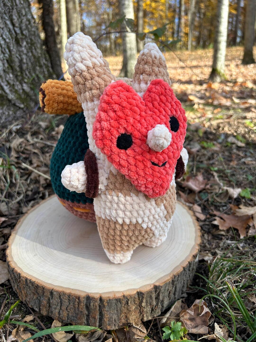 Korok With Backpack - Legend of Zelda - Crochet Amigurumi Totk - Etsy