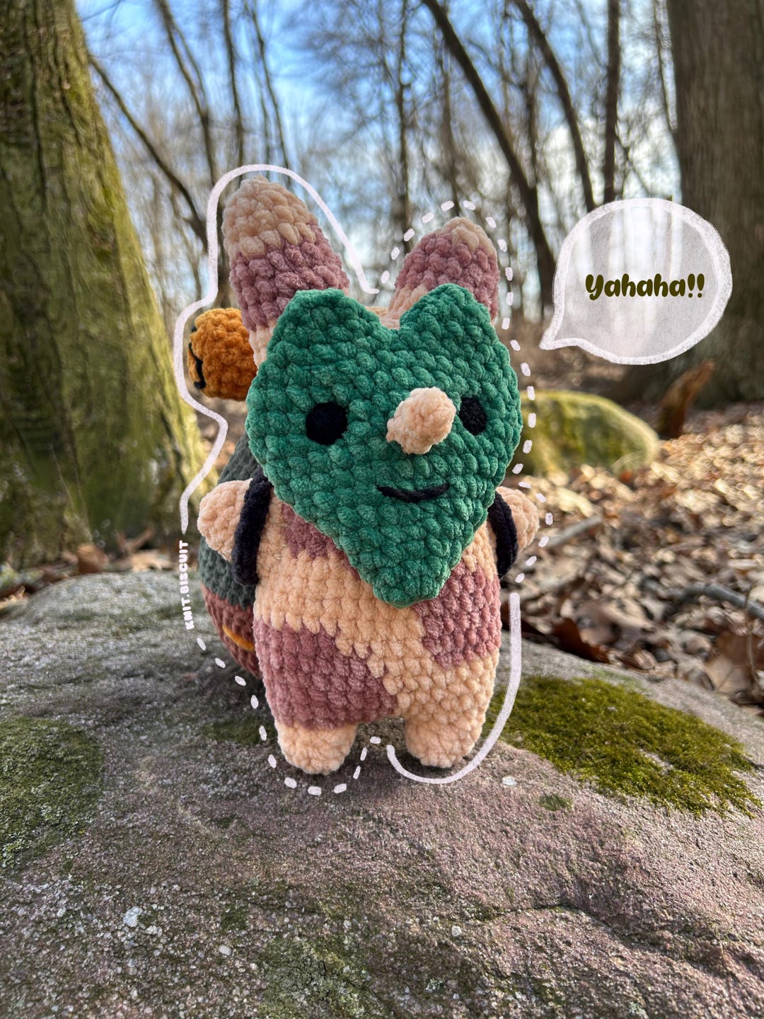 Korok With Backpack - Legend of Zelda - Crochet Amigurumi Totk - Etsy