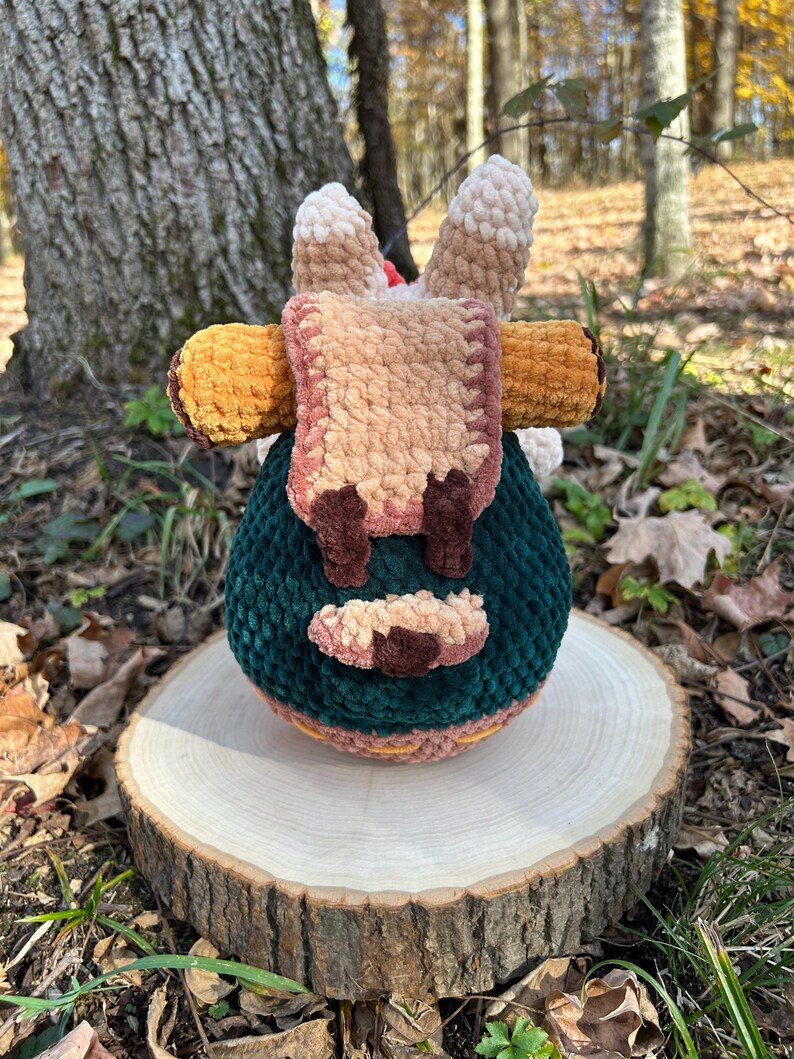 Korok With Backpack Legend of Zelda Crochet Amigurumi Totk - Etsy