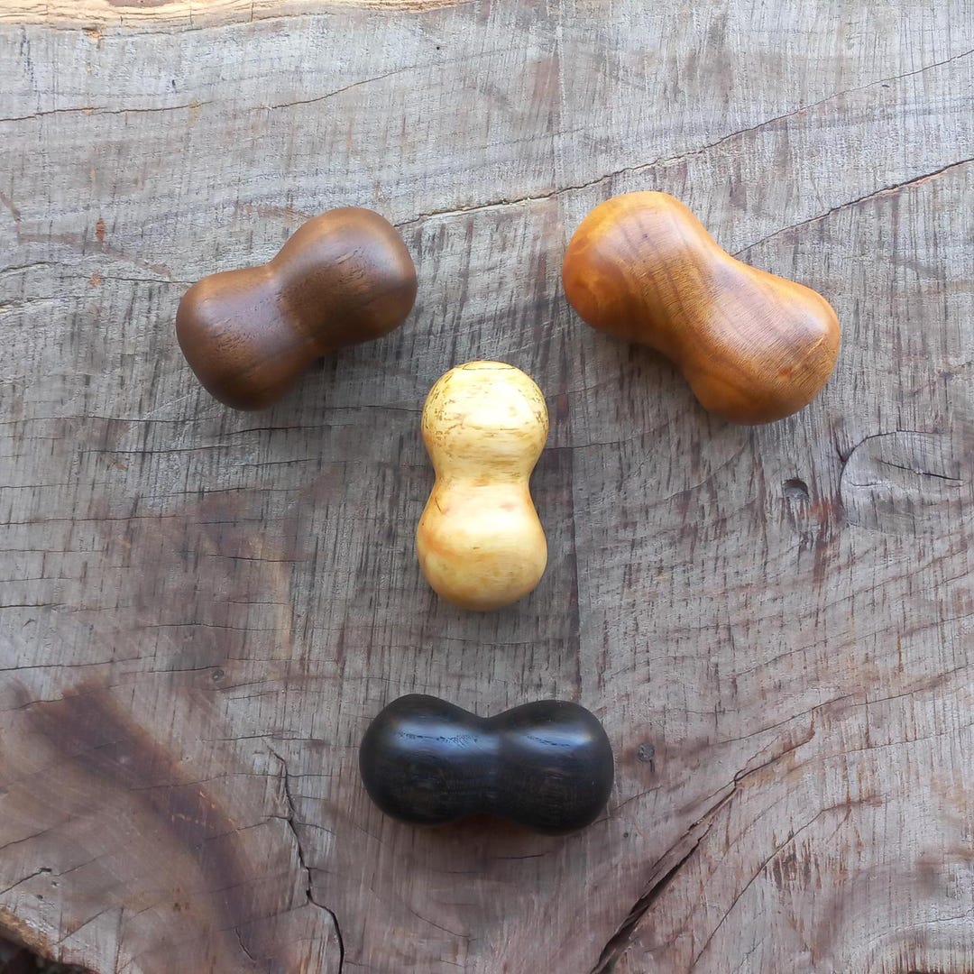 Hand Massager - Wood Worry Stone - Fidget - Meditation Wood - Wooden ...