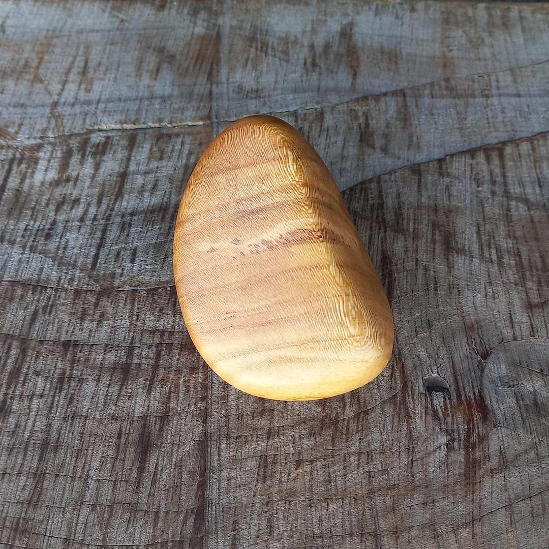 Hand Massager - Wood Worry Stone - Meditation Wood - Small Wooden ...