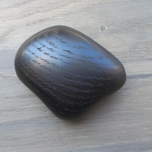 Bog Oak Wood Worry Stone - Hand Carved Anti-stress Palm Stone - Etsy