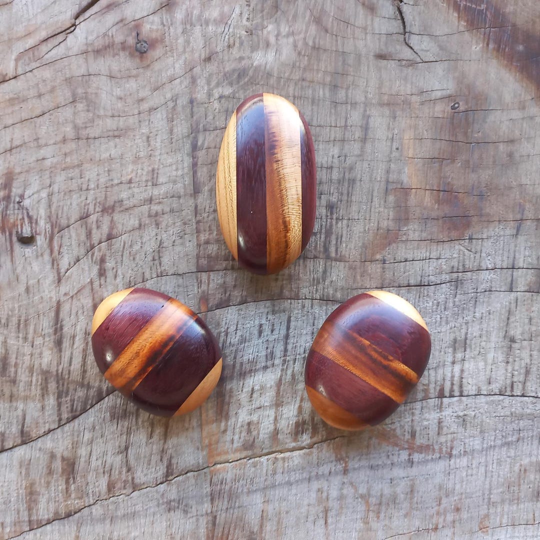 Hand Massager - Wood Worry Stone - Meditation Wood - Small Wooden ...