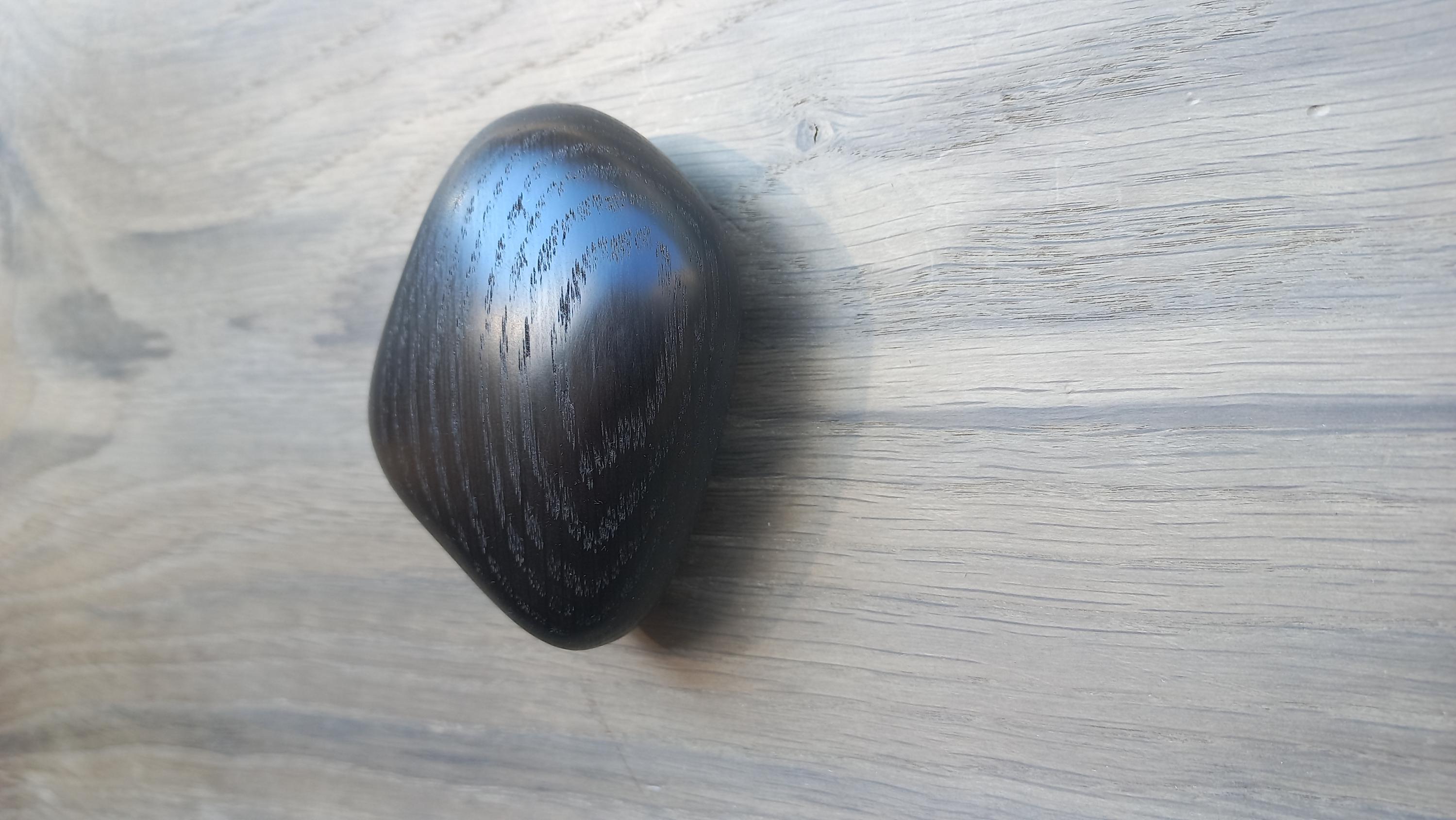 Bog Oak Wood Worry Stone - Hand Carved Anti-stress Palm Stone - Etsy