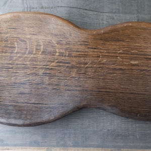 Hand Carved Bog Oak Curved Oval Bowl - Large Rustic Centerpiece ...