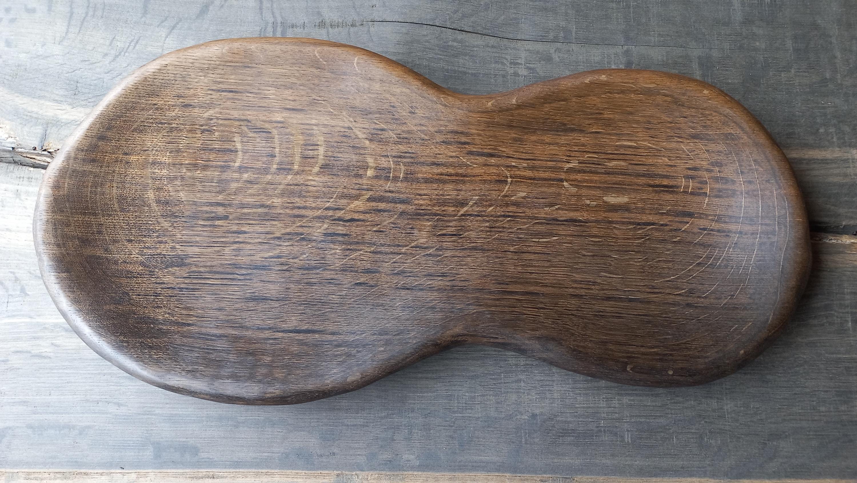 Hand Carved Bog Oak Bowl: Rustic Wooden Centerpiece (20" X 10") - Etsy