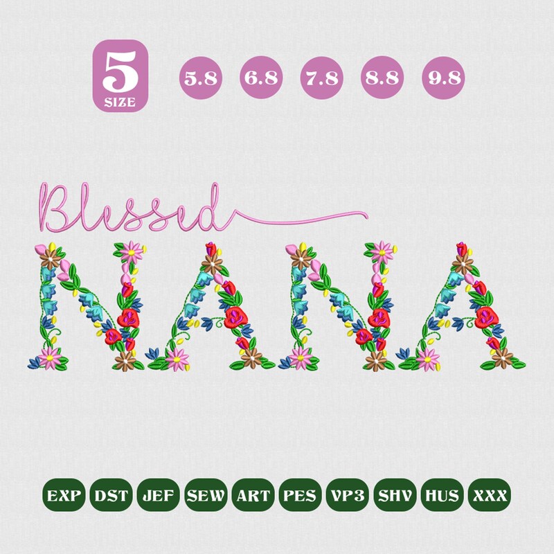Nana Embroidery - Etsy