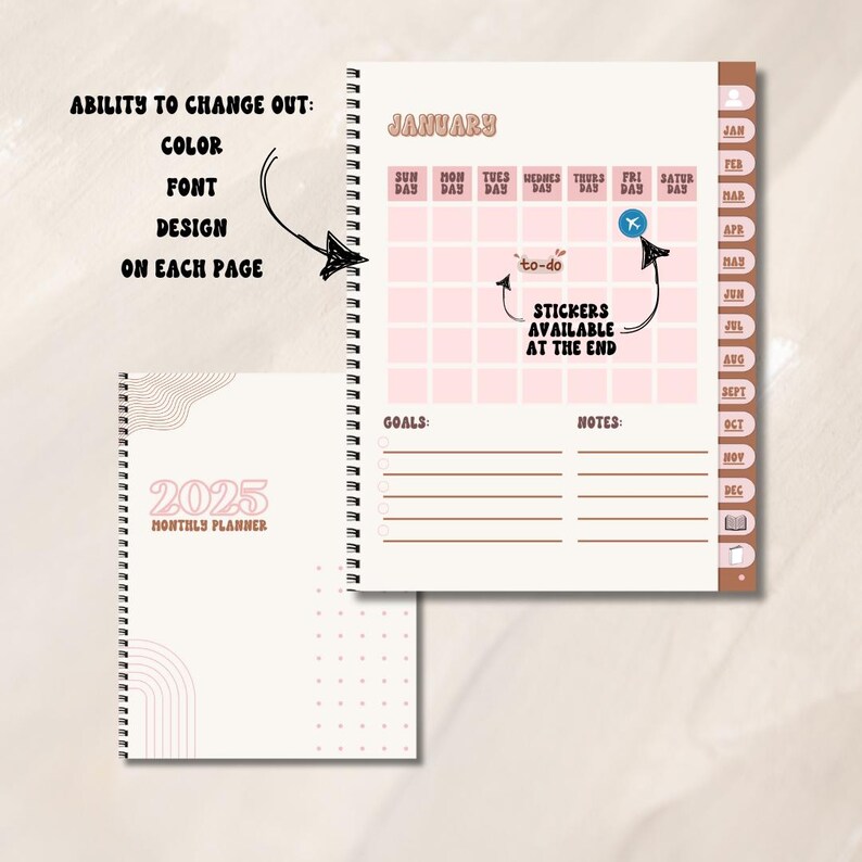 2025 Customizable Life Planner TEMPLATE | Digital Life Planner Easy ...