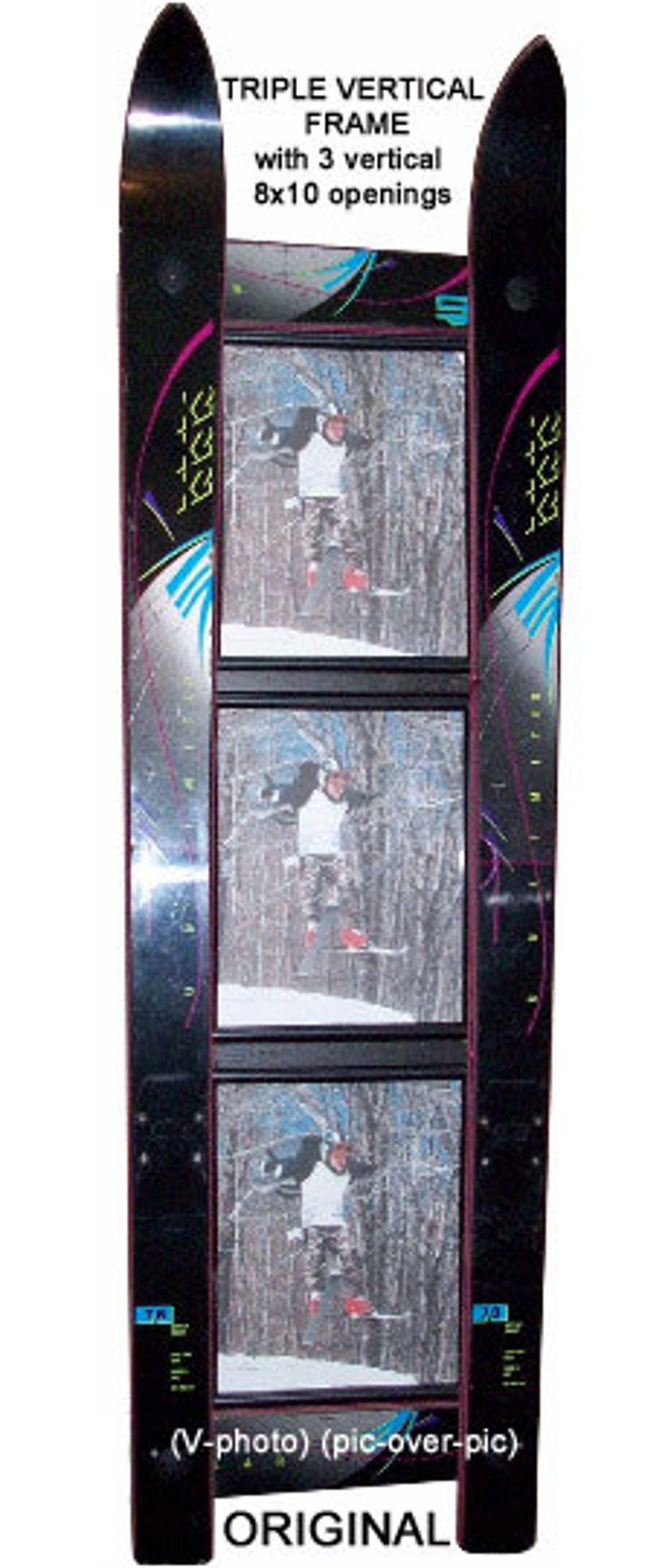 CUSTOMIZE Your TRIPLE Ski Frame Made in Vermont and Handcrafted Out of ...