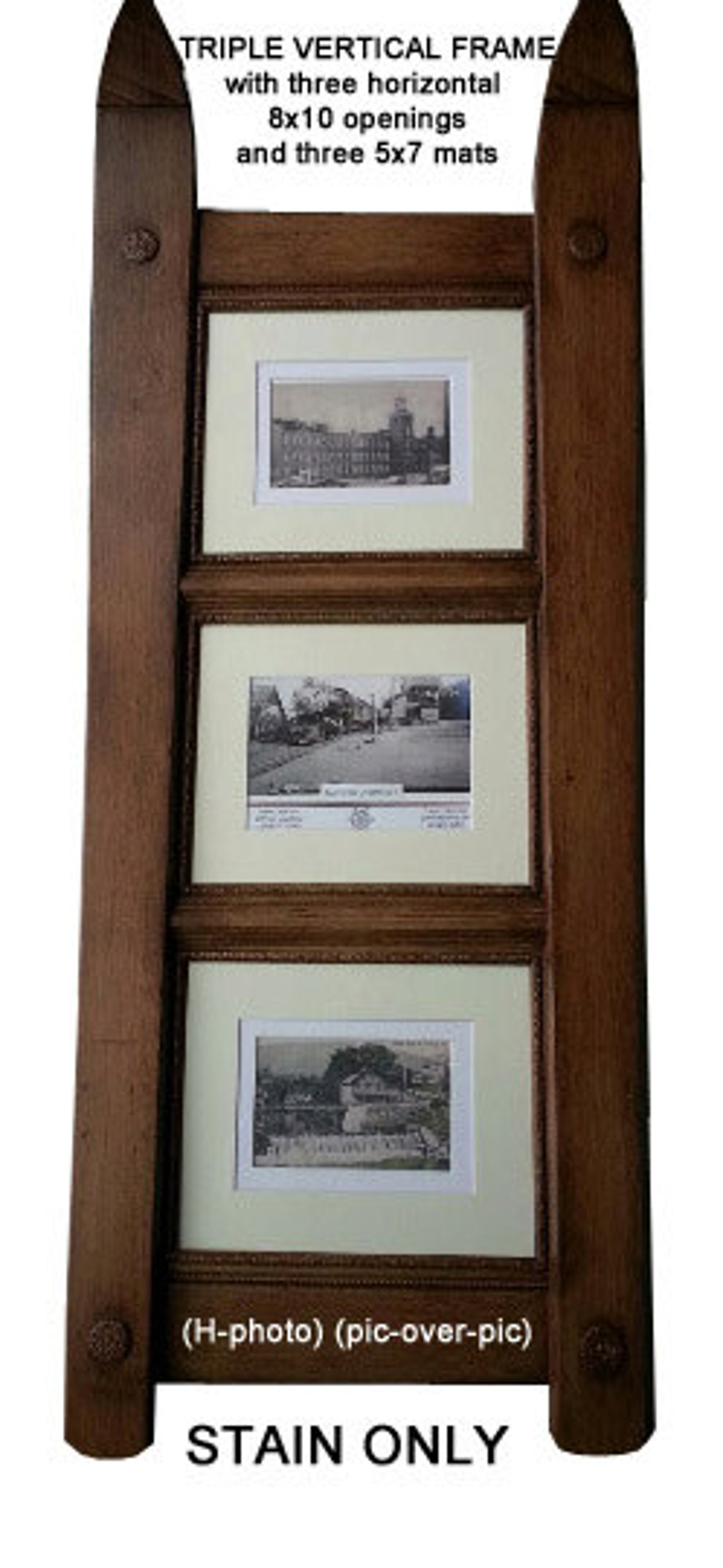 CUSTOMIZE Your TRIPLE Ski Frame Made in Vermont and Handcrafted Out of ...