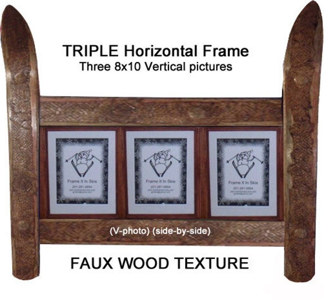 CUSTOMIZE Your TRIPLE Ski Frame Made in Vermont and Handcrafted Out of ...