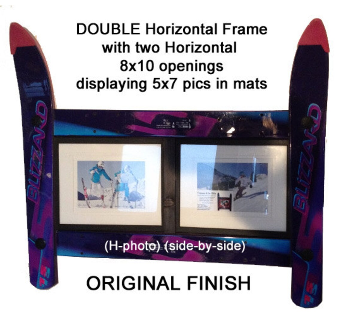 CUSTOMIZE Your Own DOUBLE Ski Frame Made in Vermont and Handcrafted Out ...
