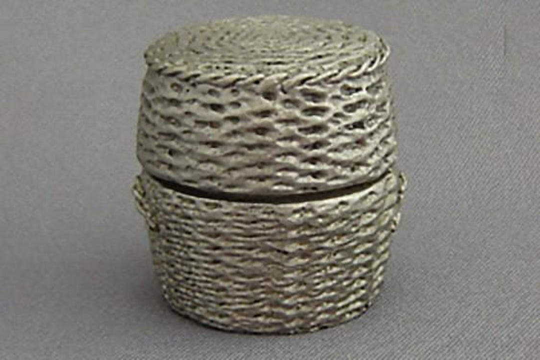 Pewter Snake Basket - Etsy