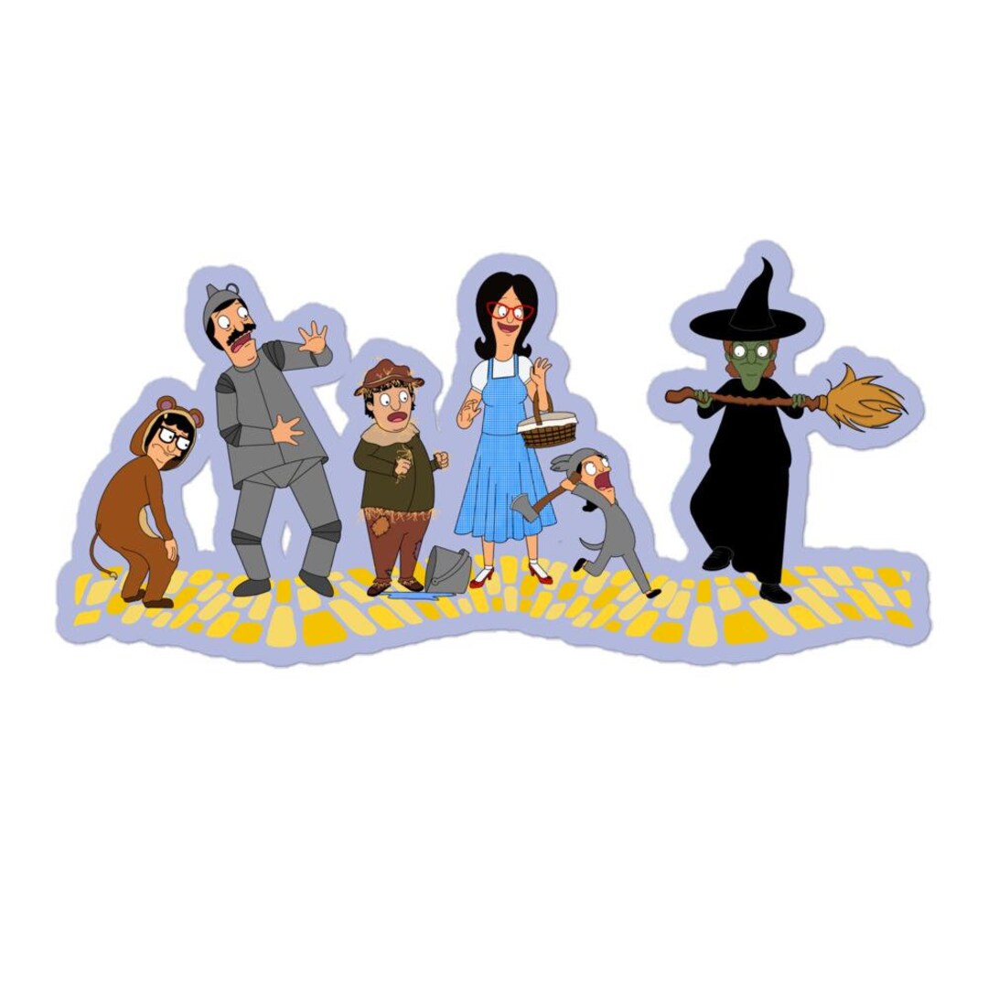 Bob's Burgers & Wizard of Oz Funny Bubble-free Stickers Original Decals ...