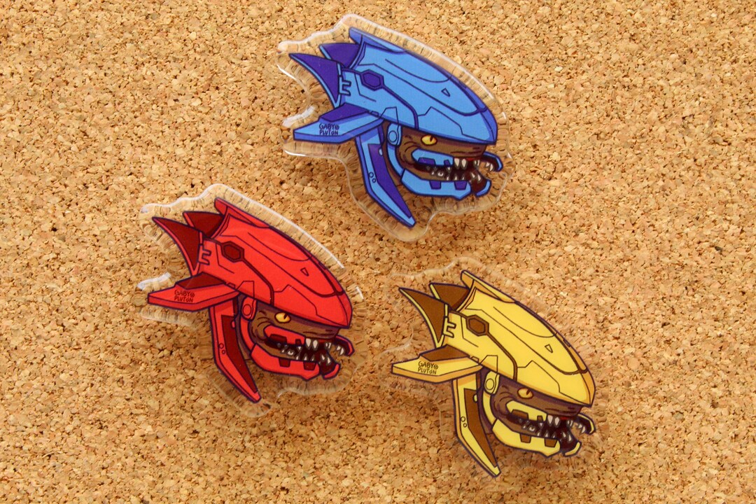 Halo Elite Acrylic Pins - Etsy