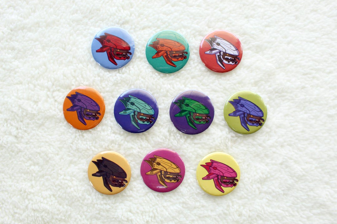 Elite Halo Metal Buttons - Etsy