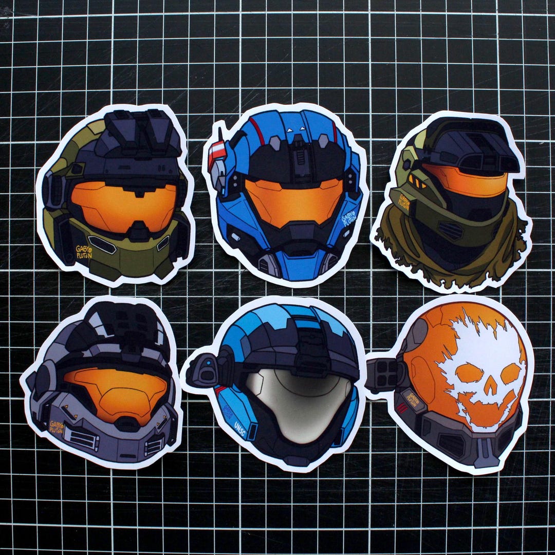 Noble Team Halo Stickers - Etsy