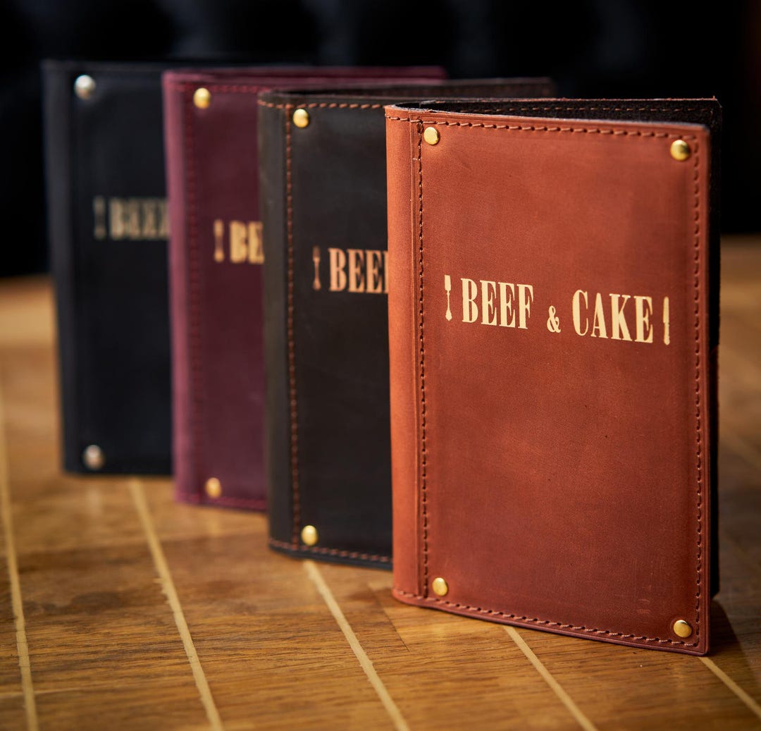 Personalized Leather Check Presenter – Handmade Bill Holder for ...