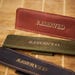 Handmade Leather Reserved Sign – Elegant Table Reservation Plaque for ...