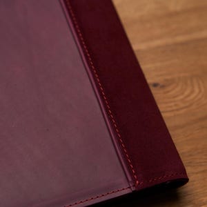 Leather A4 File Folders, Portfolio Binder, Engraved Organizer for ...