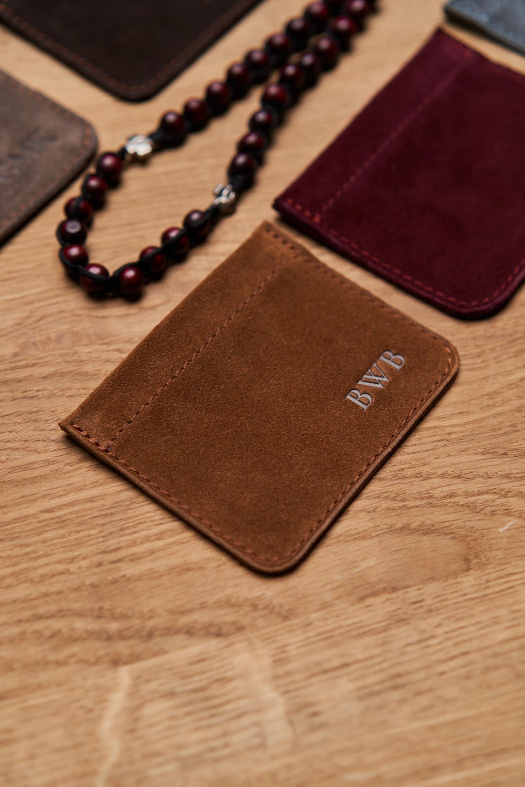 Personalized Leather Rosary Holder, Squeeze Coin Purse for Muslim or ...