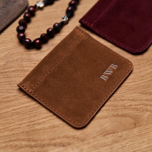 Personalized Leather Rosary Bag, Squeeze Coin Pouch for Church ...