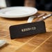 Handmade Leather Reserved Sign – Elegant Table Reservation Plaque for ...